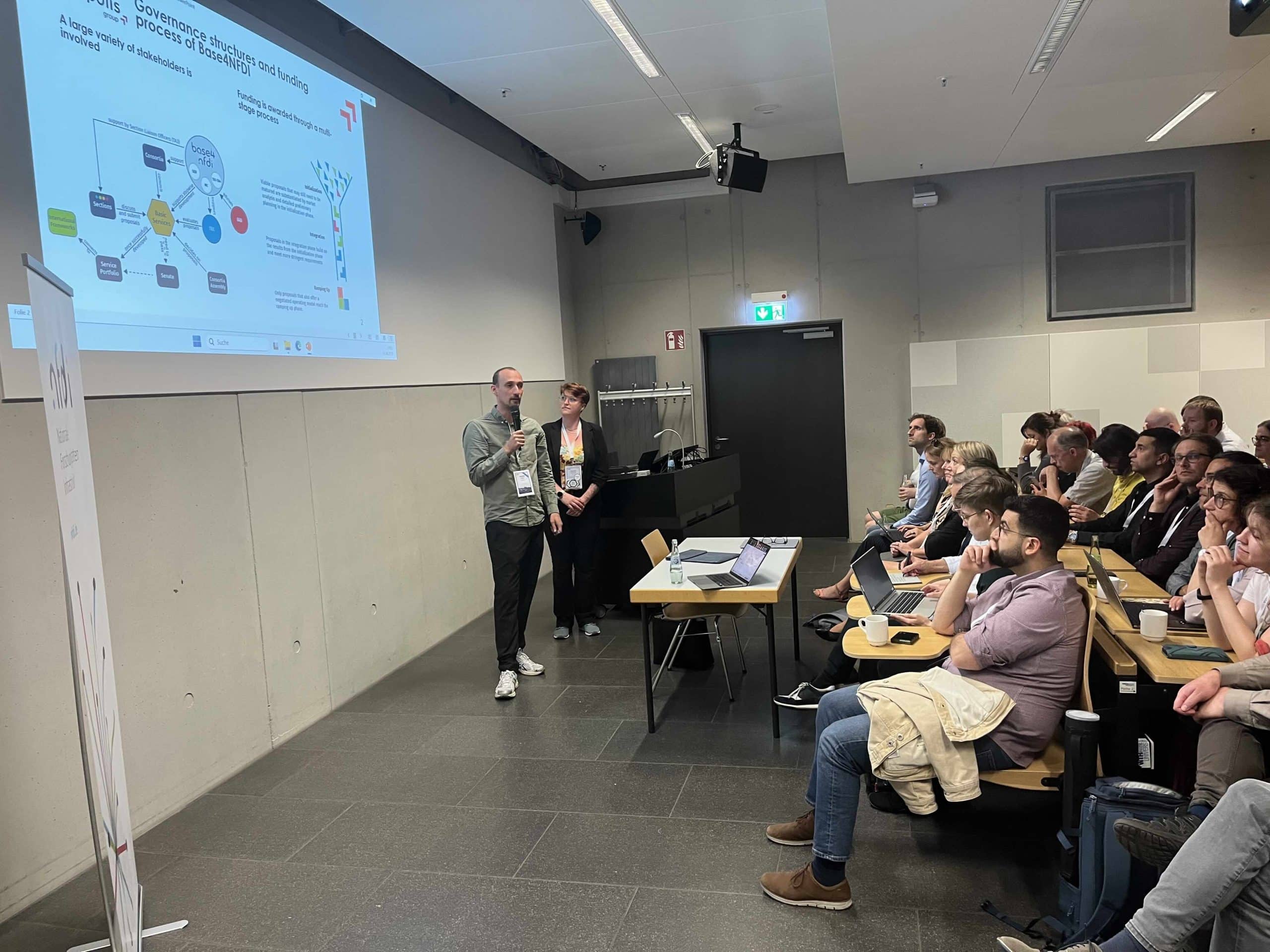 Technopolis Group » Dominik Obeth and Jan Biela attended the CoRDI conference by NFDI to present ...